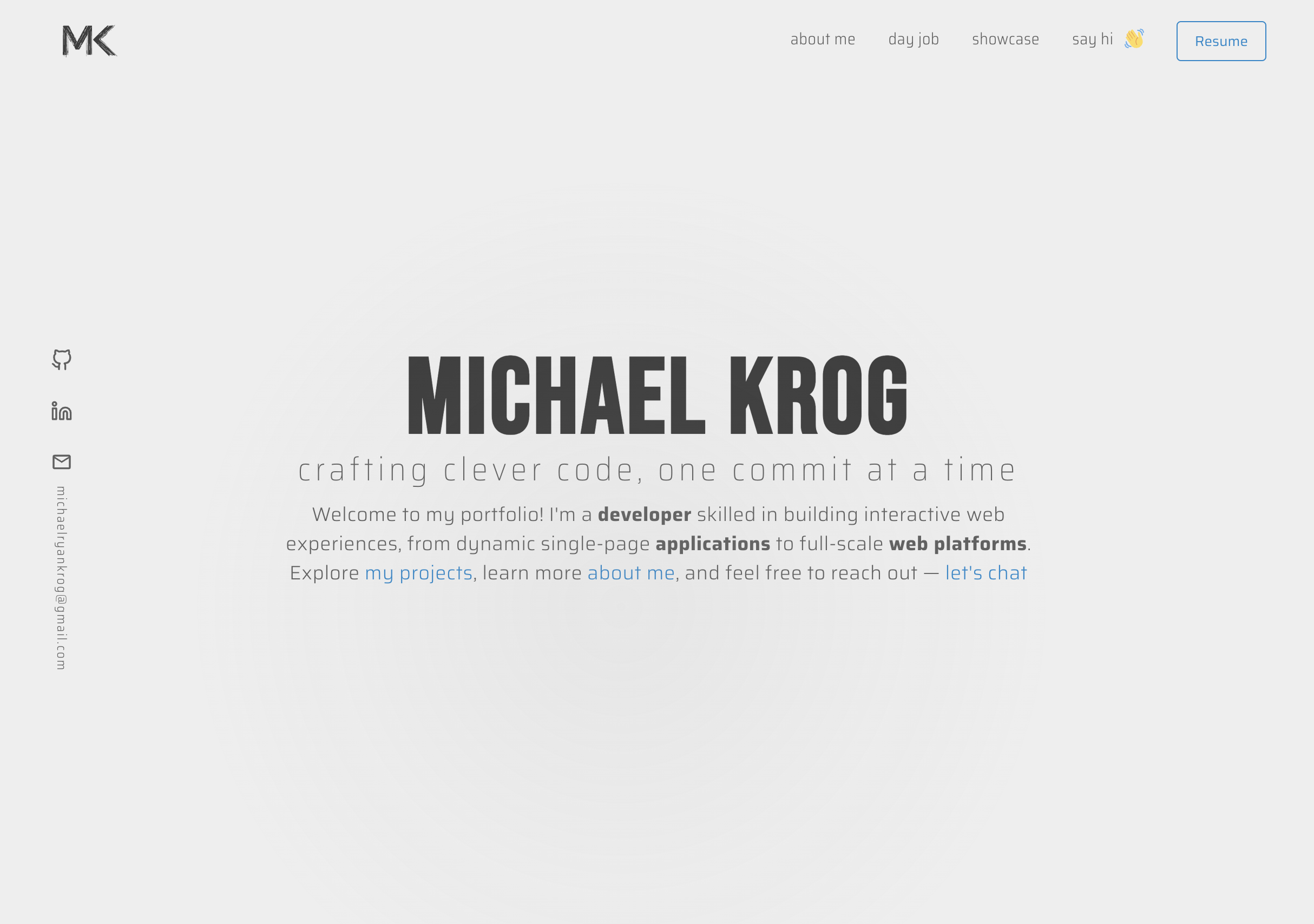 Michael Krog | Portfolio